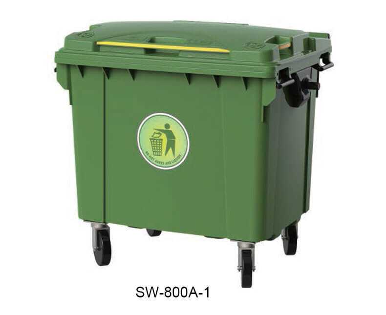 Four Wheels Mobile Garbage Container | Swallow